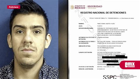 Detienen A El Flaquito Presunto Líder Del Caf En Tijua El Mexicano