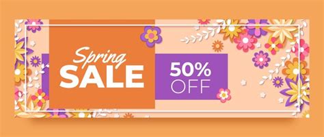 Free Vector Twitter Header Template For Spring Celebration
