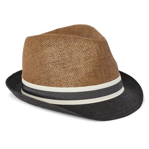 George Mens Woven Fedora Hat Walmart Canada