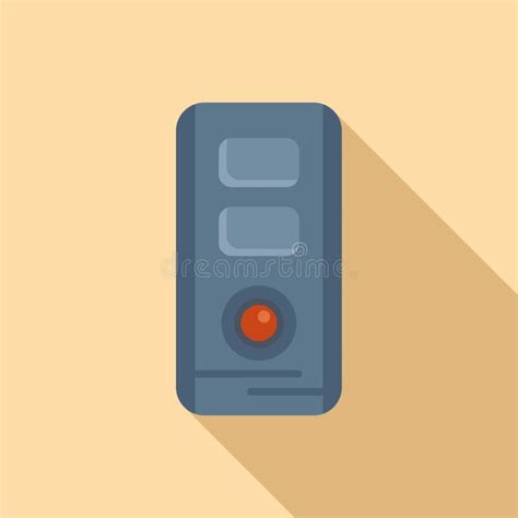 Test Device Icon Flat Vector Lab Sample Stock Vector Illustration Of