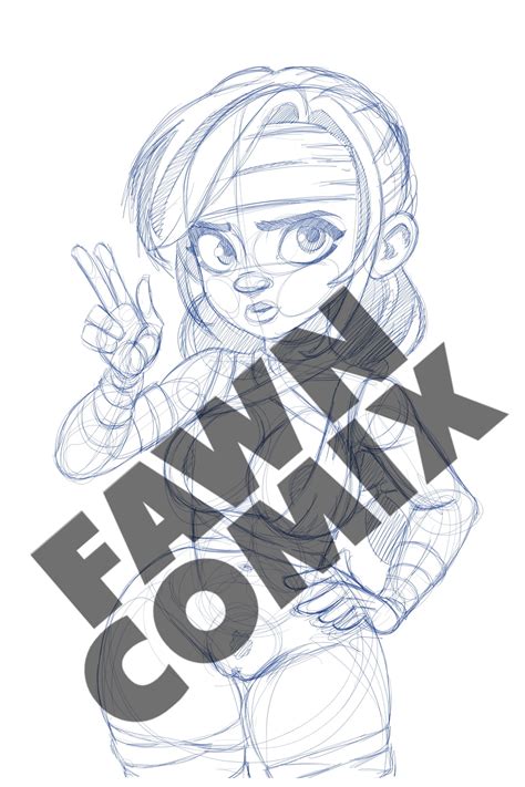 Fawn Comix Sketch Art For Animation And Adult Story Book