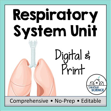Respiratory System Unit Suburban Science