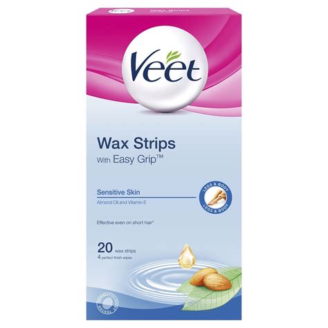 Veet Wax Strips Sensitive Rtu 20 Strips Medicine Marketplace