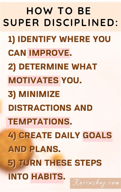 How To Improve Your Self Discipline Become A Disciplined Person Artofit