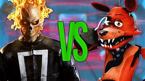 СУПЕР РЭП БИТВА Фокси Vs Призрачный Гонщик Ghost Rider Против Foxy