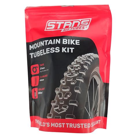 Stans no tubes MTB Tubeless Kit, Red | Bikeinn
