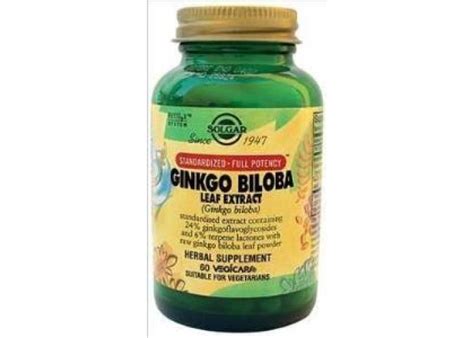 Solgar Ginkgo Biloba 60 Kapsül