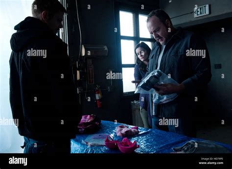 The Killing From Left Joel Kinnaman Jamie Anne Allman Brent