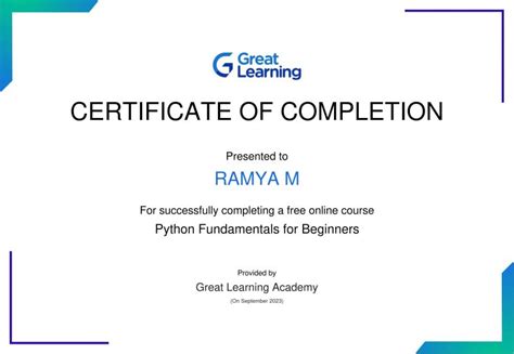 Ramya M On Linkedin Greatlearningacademy