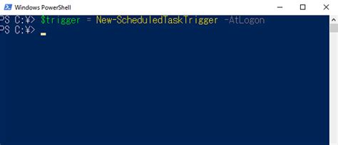 New Scheduledtasktrigger 】コマンドレット――タスクスケジューラの条件を設定する：windows Powershell