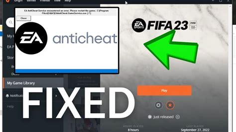 Fix Ea Anticheat Errors In Fifa 23 Youtube