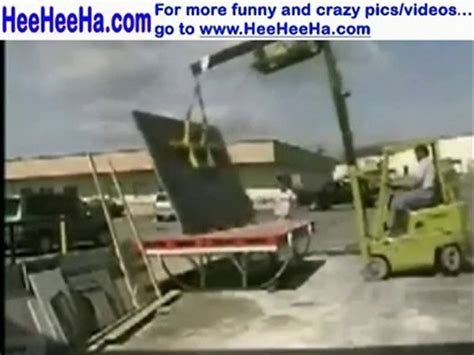 Hilarious Forklift Accidents Very Funny Video Dailymotion