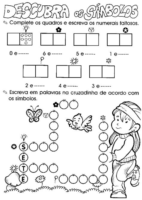 Atividades de Alfabetização Cruzadinhas Caça palavras e muito mais