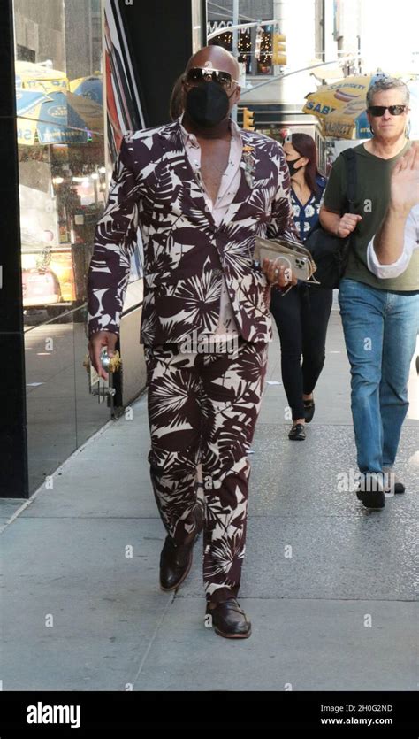New York Ny 20210927 Michael James Scott Arrives At Good Morning America Pictured Michael