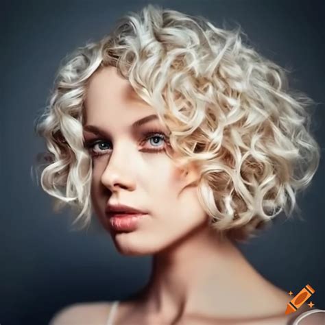 Portrait Of A Beautiful Actress With A Very Short And Elegant Jaw