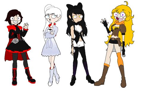 Team Rwby By Jumpinjammies On Deviantart