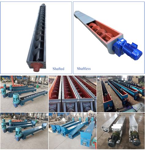 U Shaped Screw Conveyor Dahan Conveyor Manufacturer