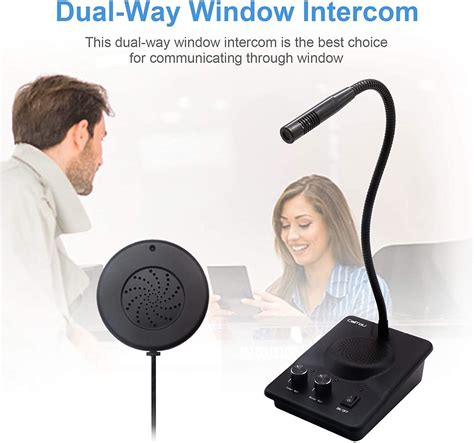 Calltou Window Speaker Window Intercom System Anti Interference