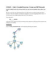 CIS225 Unit 1 Graded Excerise 1 Docx CIS225 Unit 1 Graded Exercise