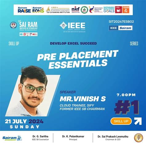 Elakiyan S On Linkedin Skillup Ieee Webinar Careerdevelopment Preplacementessentials
