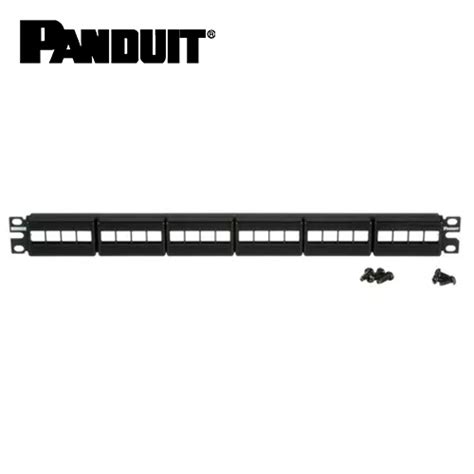 Patch Panel Modular Panduit Netkey Nkfp24y Cat6 24 Puertos Rack Ecuacomp