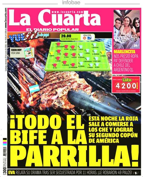 La Cuarta Chile Domingo 26 De Junio De 2016 Infobae
