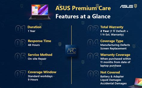 ASUS Premium Care Years Extended Warranty With Onsite Service For Non Gaming Laptops Amazon