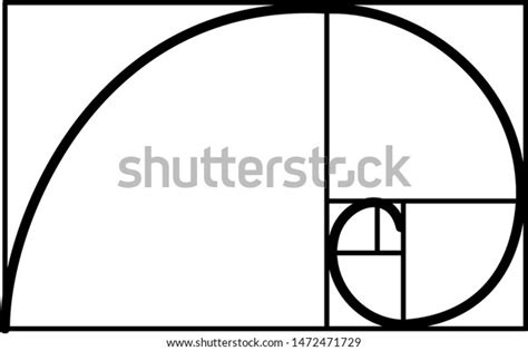 Fibonacci Sequence Icon Outline Style Template Stock Vector Royalty