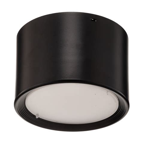 Ita Led Downlight In Black Diffuser Ø 10 Cm Uk