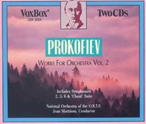 SERGEI PROKOFIEV PROKOFIEV Works For Orchestra Volume 2 CD Album