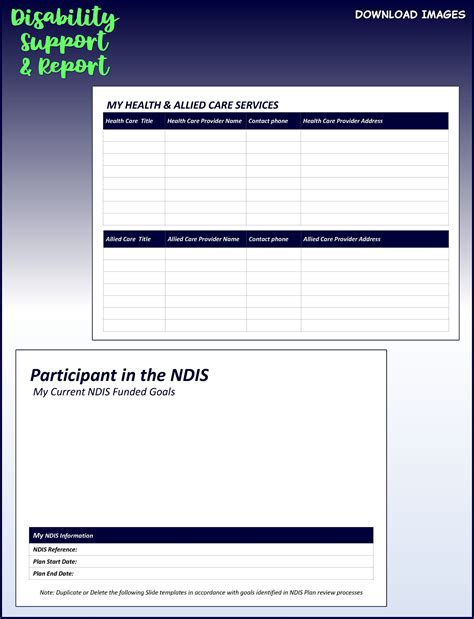 Person Centred Plan Pcp Template Etsy Australia