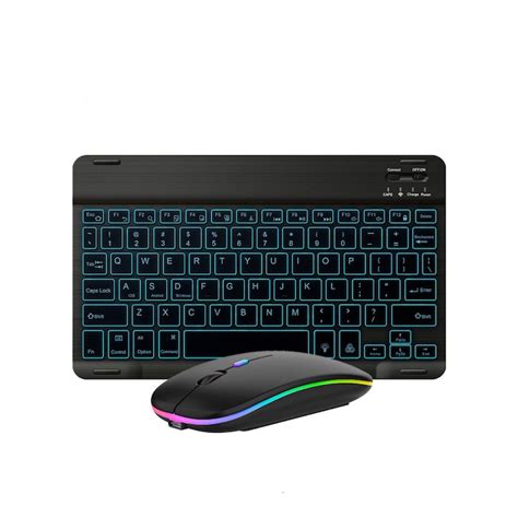 Bluetooth комплект клавиатура и мишка За Windows Mac Android Ios Rgb