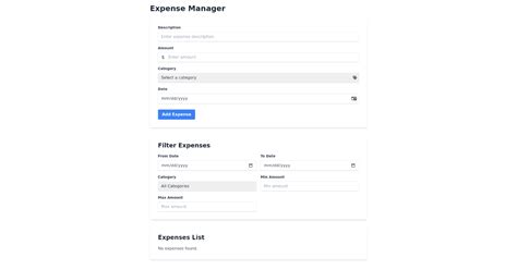 React And Tailwind Expenses Tracker Manage Your Spending Easily