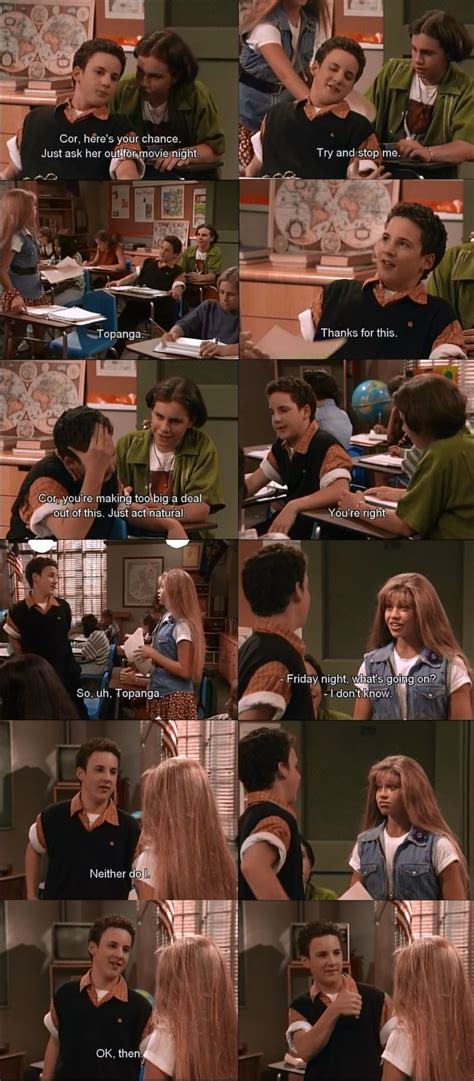 Season 3 Episode 1 My Best Friends Girl Cory Tries To Ask Topanga