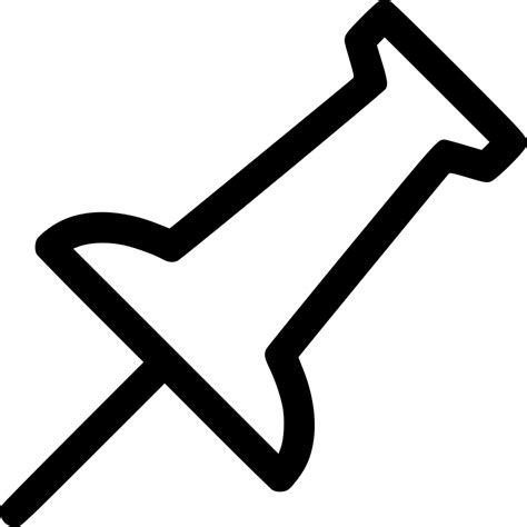 Thumbtack Icon At Collection Of Thumbtack Icon Free