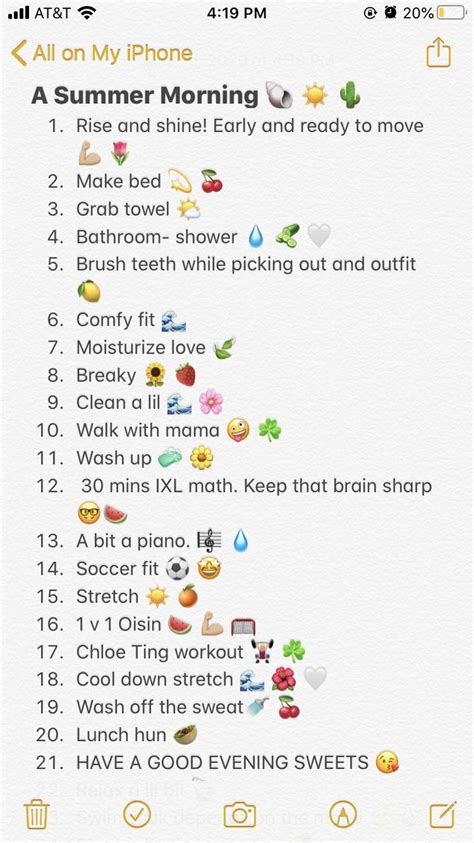 Summer Mornings ☀️🍓☘️ Morning Routine School School Routine For