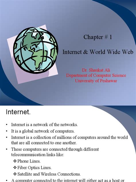 Chapter 1 Internet And World Wide Web Pdf World Wide Web Internet And Web