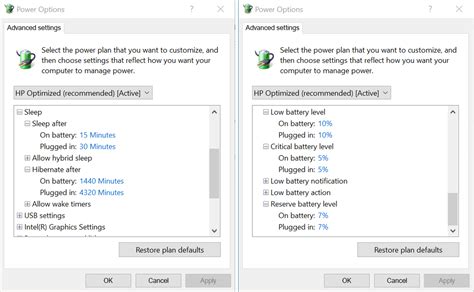 Optimized Windows Power Profiles With Hp System Default Settings Hps Developer Portal