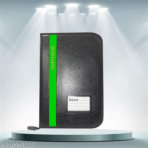 Professional Leefs Document Bag Keep Your Certificate And Paper Safe Folder Bag Green File