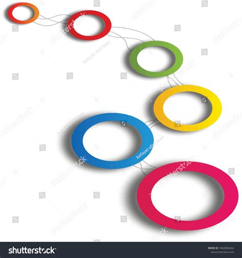 Toy Element Templates Six Assortedcolor Round Stock Vector Royalty Free 1962004264 Shutterstock