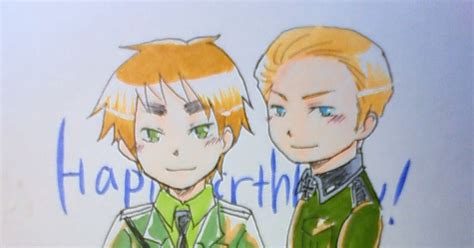 ヘタリア 【ヘタリア】お誕生日おめでとうございました 楓生ﾌｳｷのイラスト Pixiv