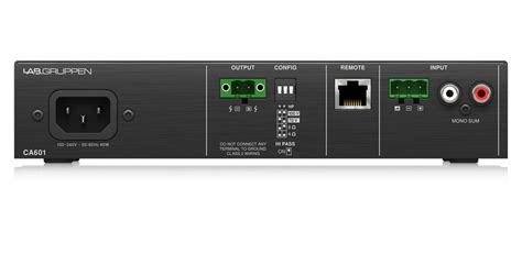 Commercial Amplifier Labgruppen Ca601