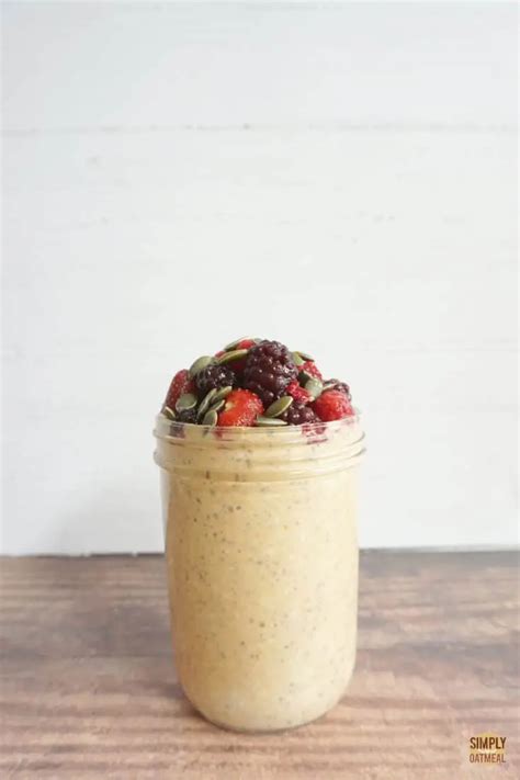 Pumpkin Seed Overnight Oats Simply Oatmeal