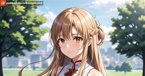 結城明日奈 結城明日奈 Asuna Yuuki In Garden Santpixvのイラスト Pixiv