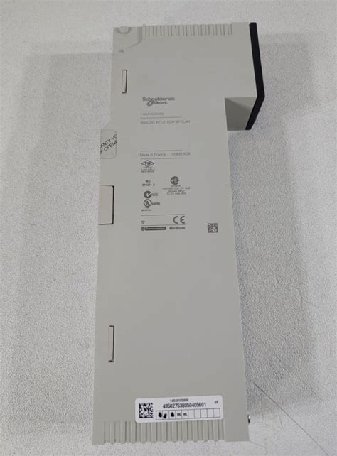 Schneider Modicon Analog Input 8ch Bipolar Module 140avi03000