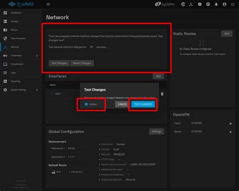 Truenas Scale Basic Network Configuration Tech Addressed