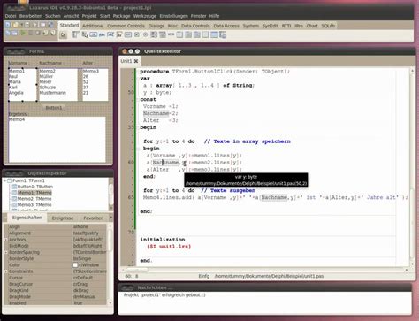 Lazarus Delphi Arrayvariable Crashkurs 6 Youtube