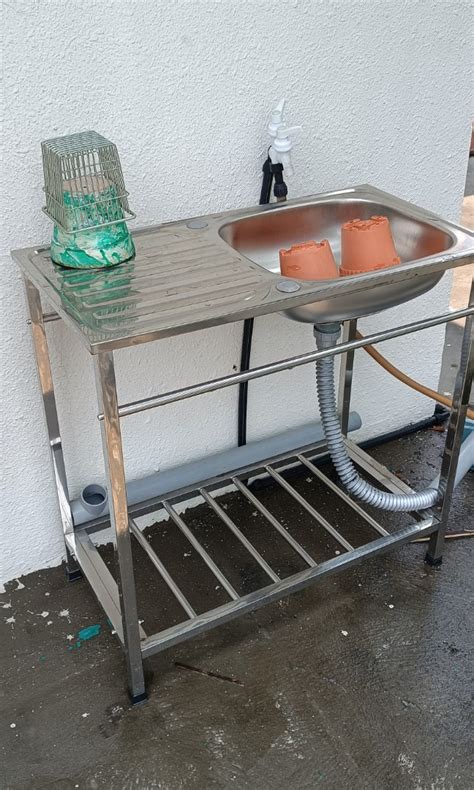 Stainless Steel Sink Outdoor Garden Furniture And Home Living Outdoor