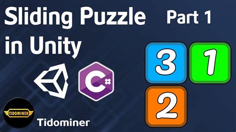 How To Create Sliding Puzzle In Unity Part 1 Setting Up And Basic Movement Youtube