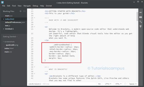 Brackets Bootstrap